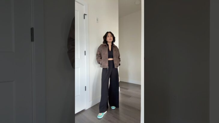 love that it's still cool enough to wear this jacket ig #fashionoutfits ...